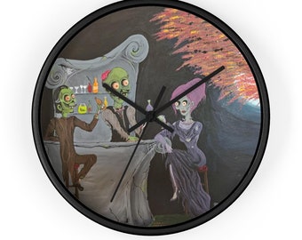Zombie Wall Clock - Etsy