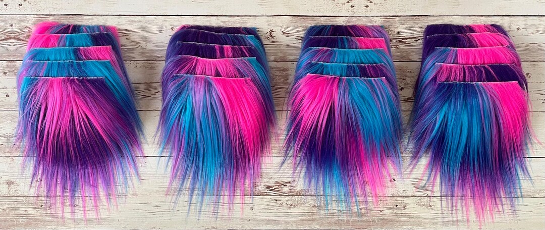 Pink Purple Blue Gnome Beards, Faux Fur Beards,craft Beards, Gnome ...