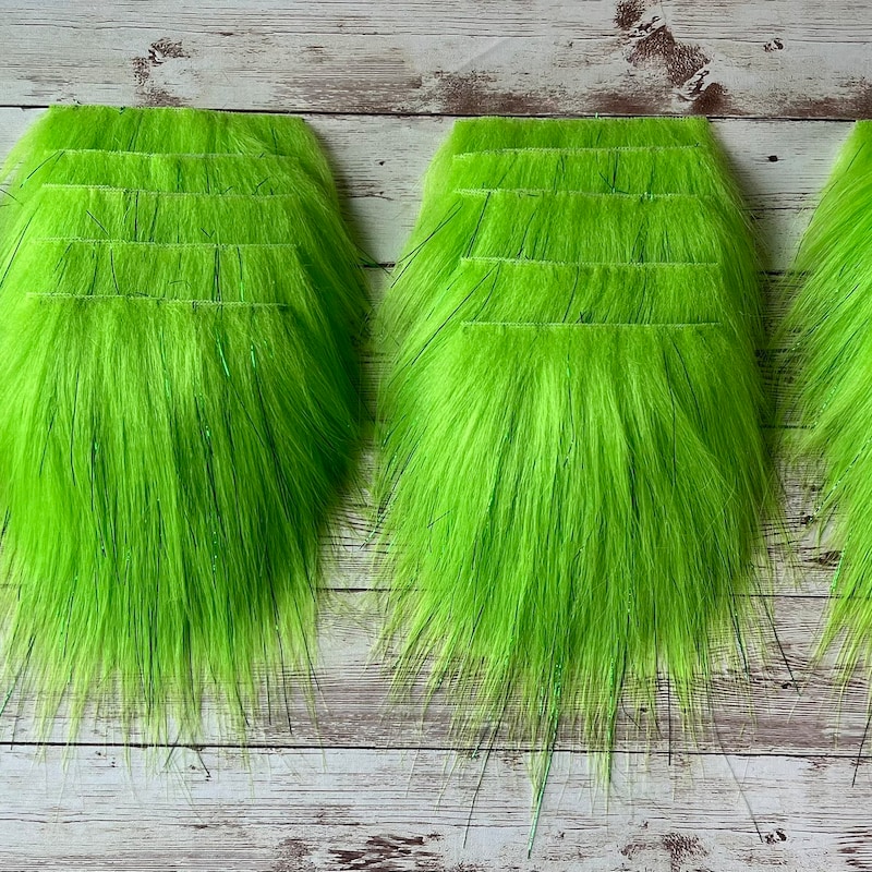 Lime Green Faux Fur - Etsy
