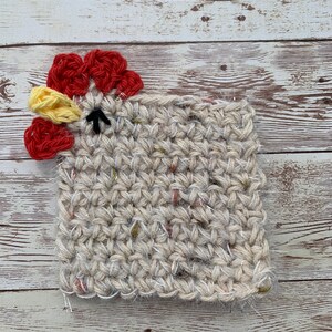 Set of 4 Chicken Kitchen Scrubbies, Kitchen Scrubber, Dish Scrubby ...