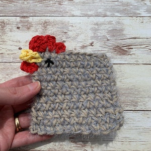 Set of 4 Chicken Kitchen Scrubbies, Kitchen Scrubber, Dish Scrubby ...