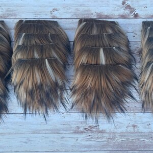 Tri Color Beards, Faux Fur Beards, Craft Fur Beards, Fur Beards,gnome ...