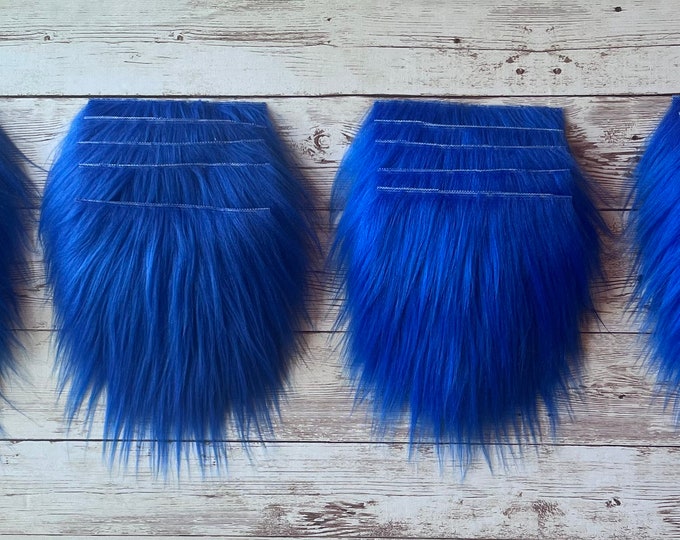 Royal Blue Gnome Beards Faux Fur Beards Gnome Beards Blue - Etsy