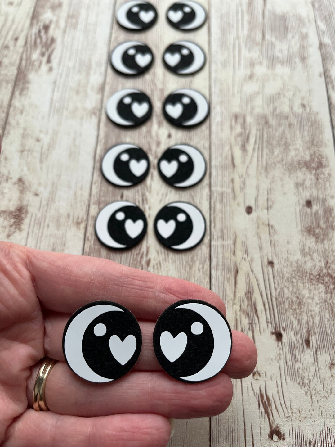 Felt Eyes Kawaii Eyes, Felt Eyes Amigurumi Eyes for Crochet and Knit ...