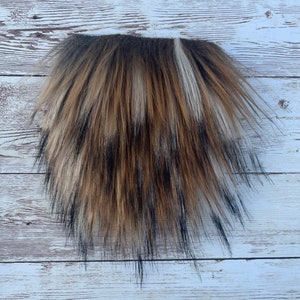 Tri Color Beards, Faux Fur Beards, Craft Fur Beards, Fur Beards,gnome ...