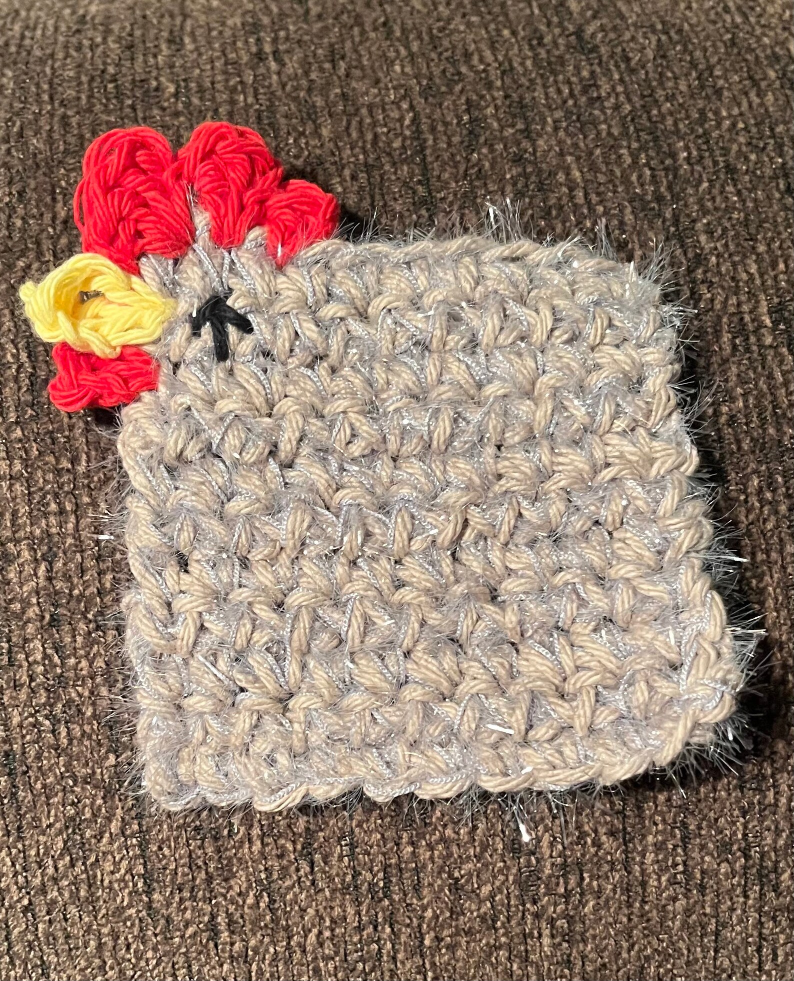 Set of 4 Chicken Kitchen Scrubbies Kitchen Scrubber Dish - Etsy