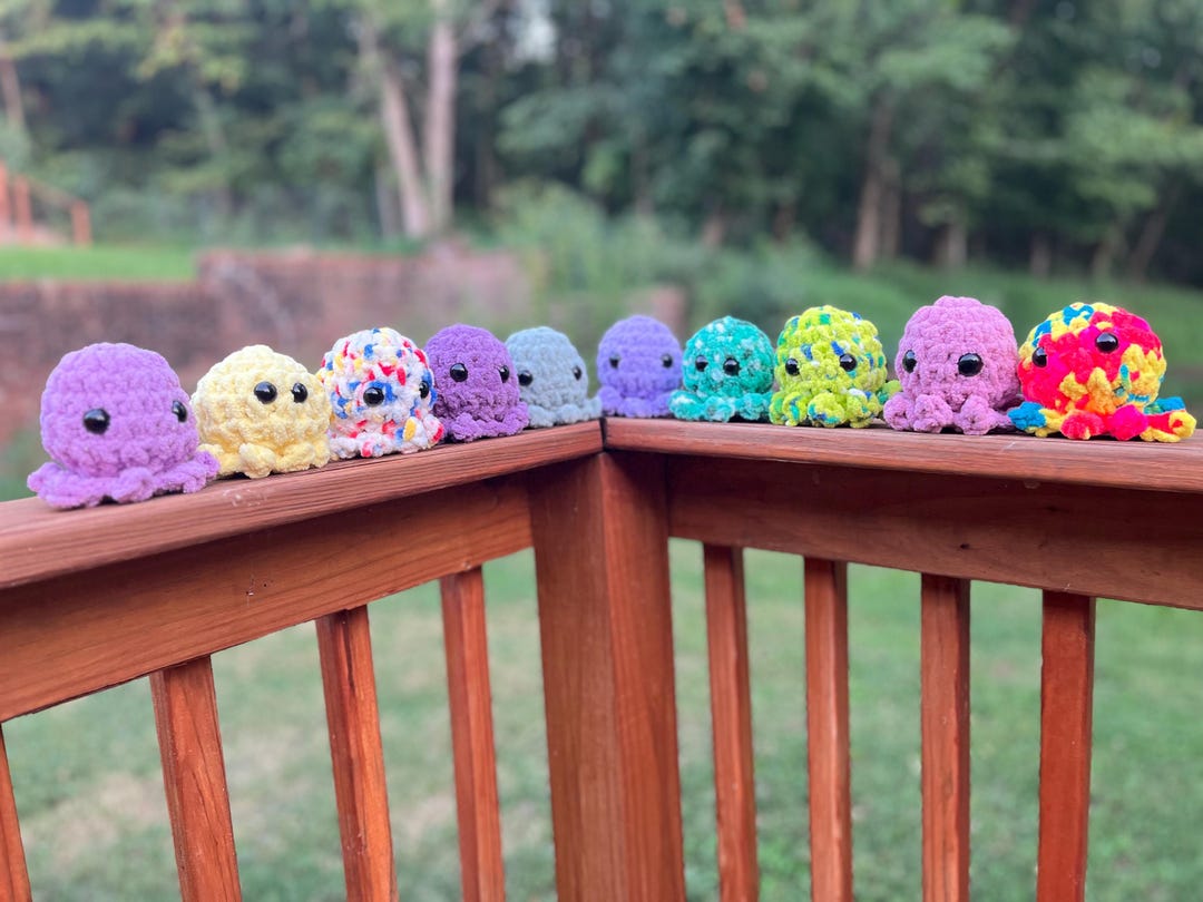 Octo Plushie, Baby Octo, Mini Octo, Amigurumi, Plushie, Octopus ...
