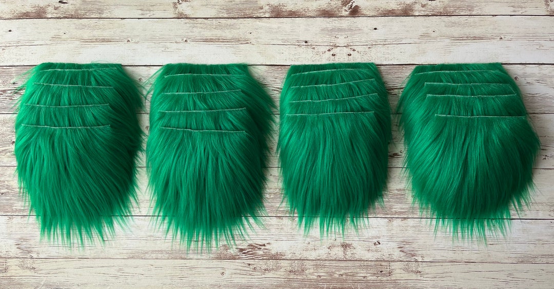 Green Faux Fur Beard, Gnome Beard, Green Beard, Gnome Making, Craft ...