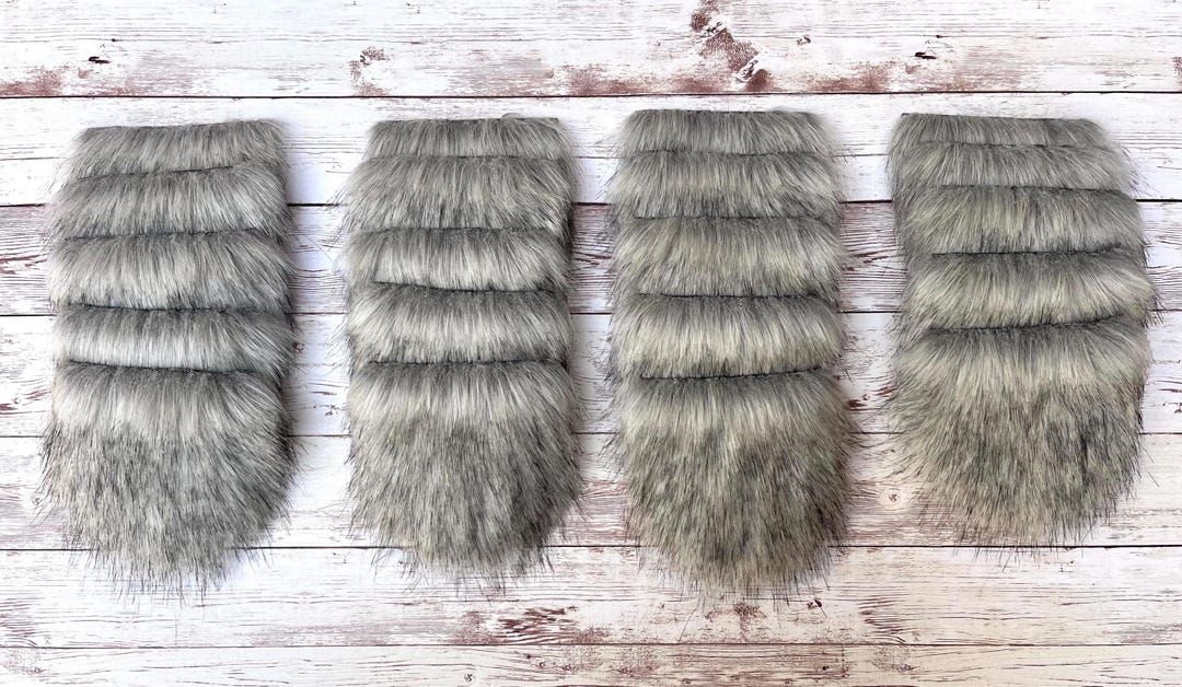Ash Colored Gnome Beard, Faux Fur Beard, Craft Beard, Faux Fur Gnome ...