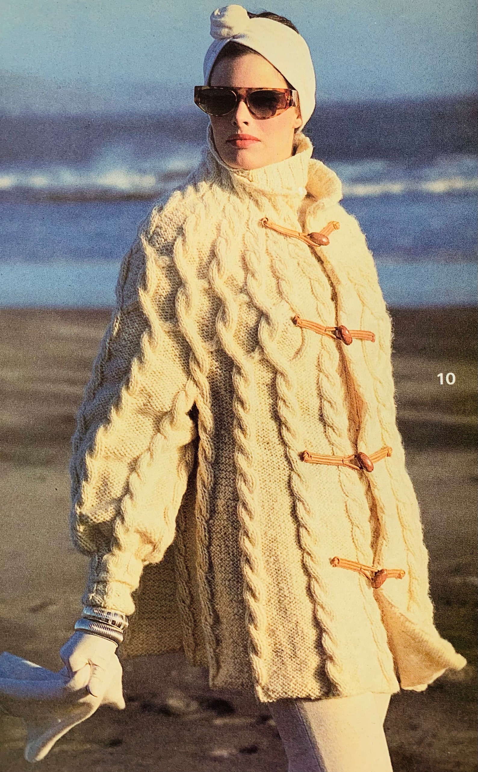 Ivory Arans Popcorn & Bobbles Geometric Vogue Knitting Autumn/winter ...