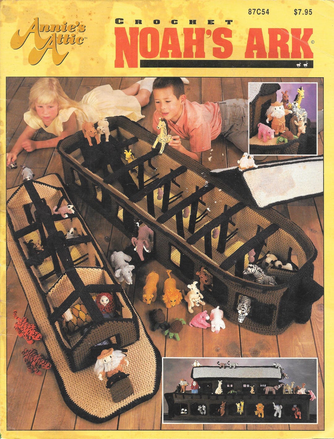 Crochet Noah's Ark Realistic Animals Annie's Attic Pattern Booklet ...