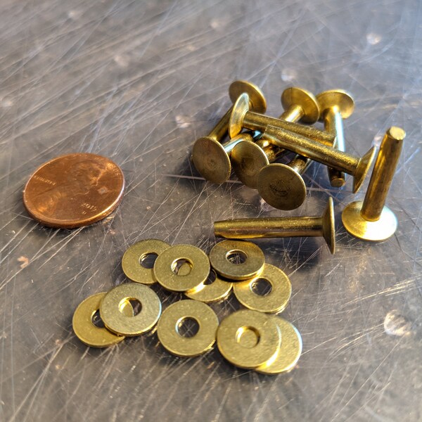 Solid Brass Rivets - Etsy