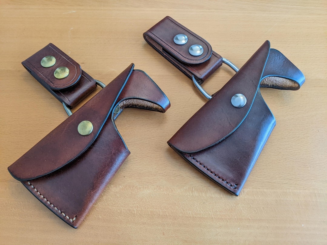 Fiskars X7 Leather Sheath Cover With Dangler Belt Loop Holster Ax Axe ...
