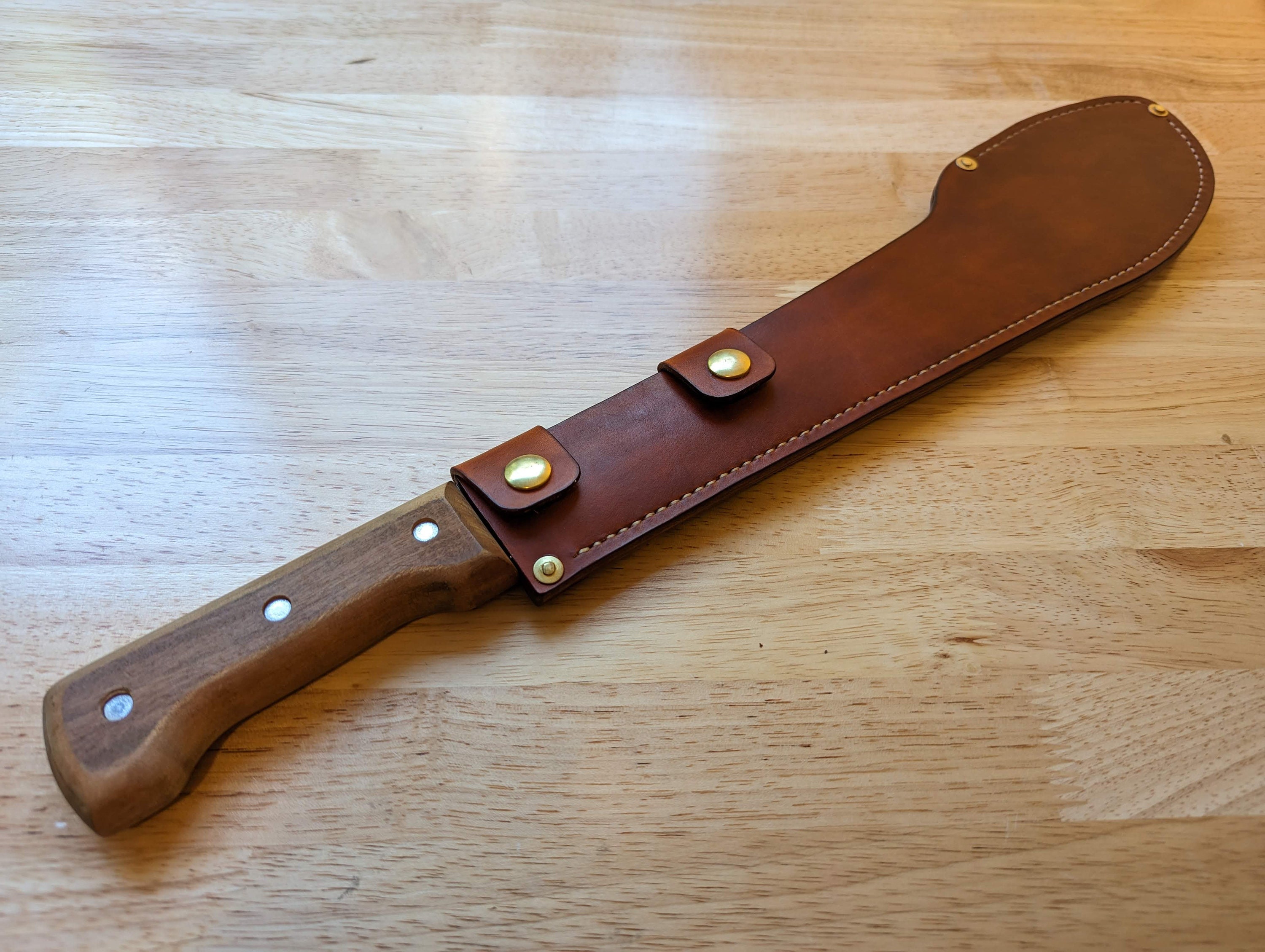 Tramontina Bolo Machete Leather Knife Sheath Cover Brown With - Etsy