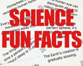 96 Human Anatomy Fun Facts Educational Flashcards. Downloadable ...