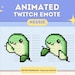 Animated GIF Cute Nessie Bongo Tap Emote | for Twitch Streamers ...