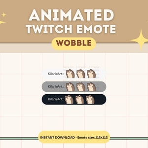 Animated GIF Emote | Wobble Wiggle Dancing Shiba Inu | Kawaii Cute Doge ...