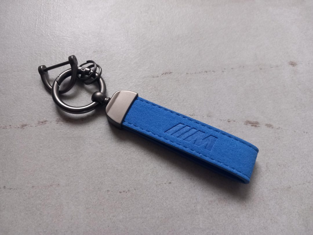 Alcantara M Sport Keychain, M Performance Metal Keyring - Etsy