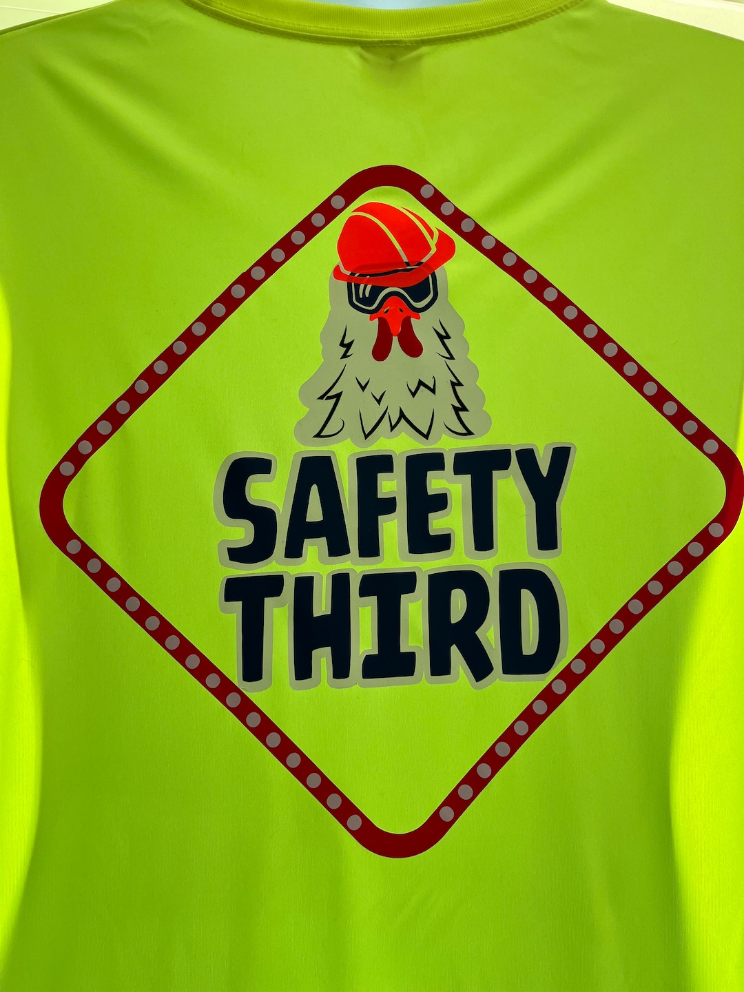Safety Third Chicken Shirt XL - Etsy
