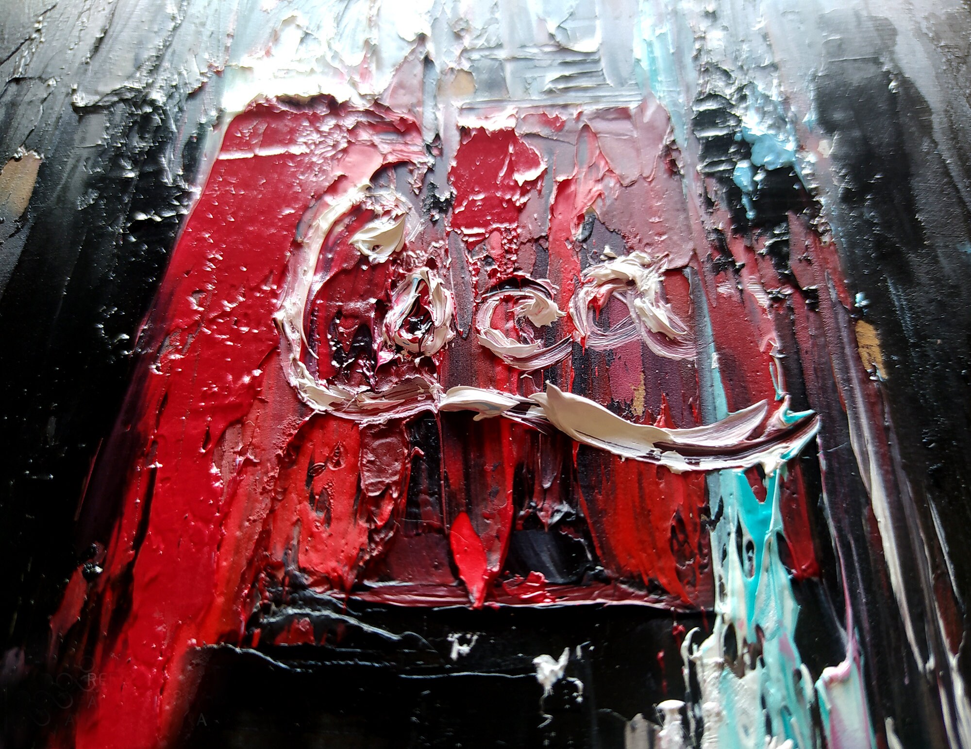 Coca-cola Bottle Painting, Contemporary Pop Art "coca-cola, Kitchen ...