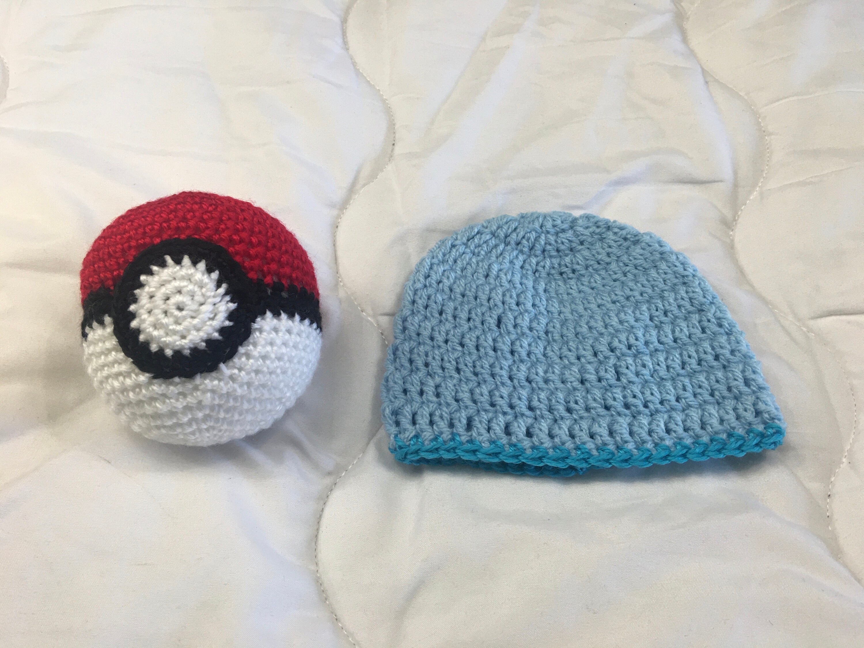 Pokémon Crocheted Baby Beanies - Etsy Australia
