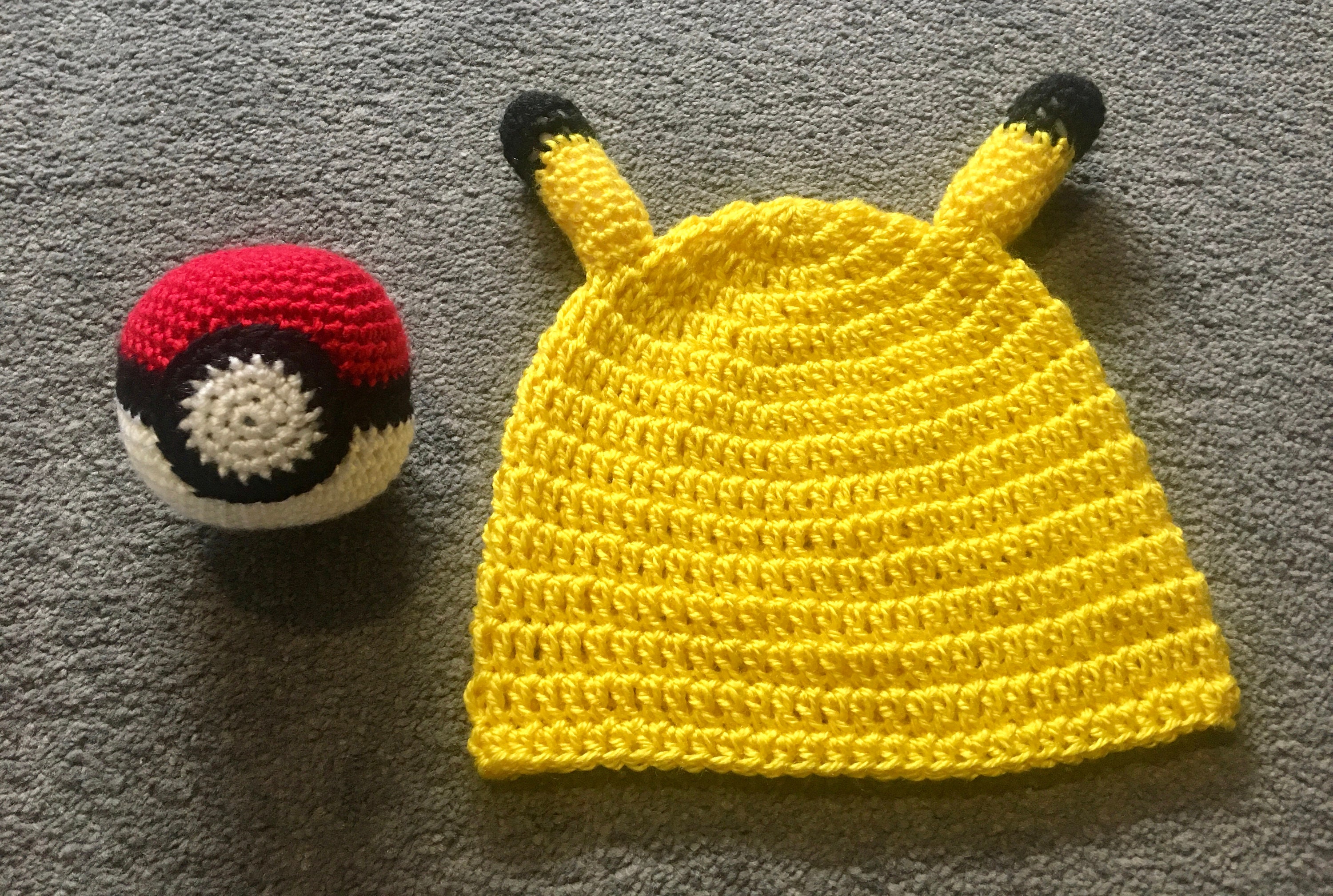 Pokémon Crocheted Baby Beanies - Etsy Australia