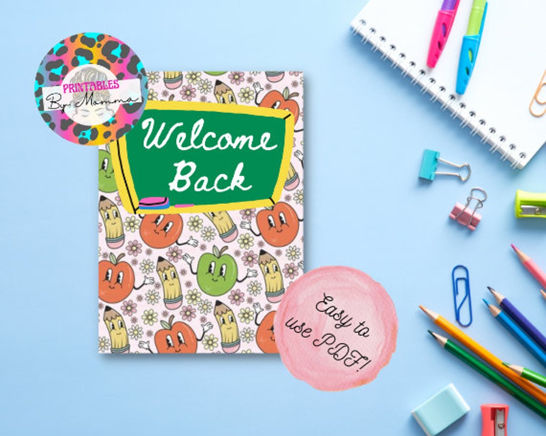 Buy Welcome Back Back-to-school Card Printable PDF 5x7 Size Online in ...