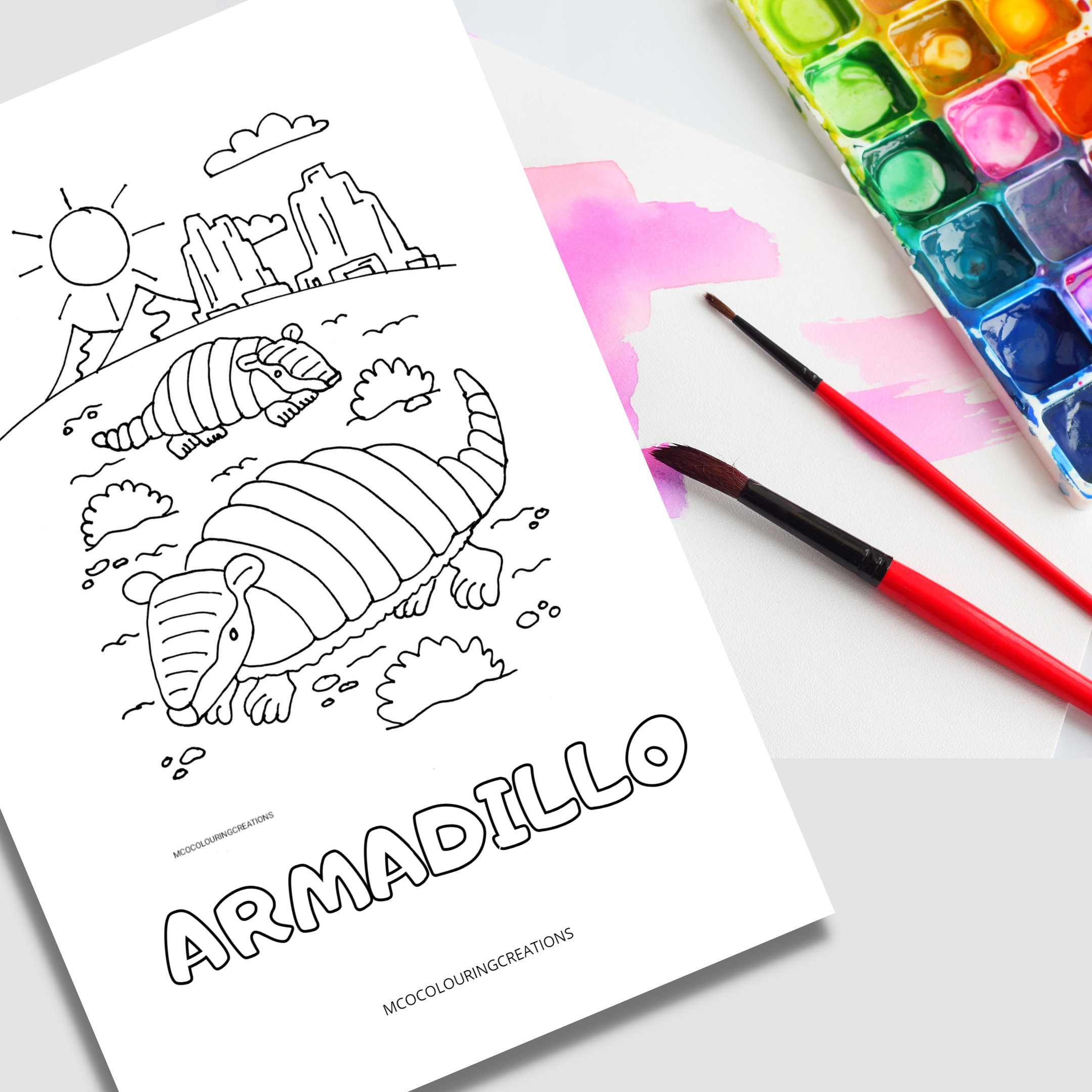 Alphabet Animal Coloring Pages. Family Fun Activity That Educates ...