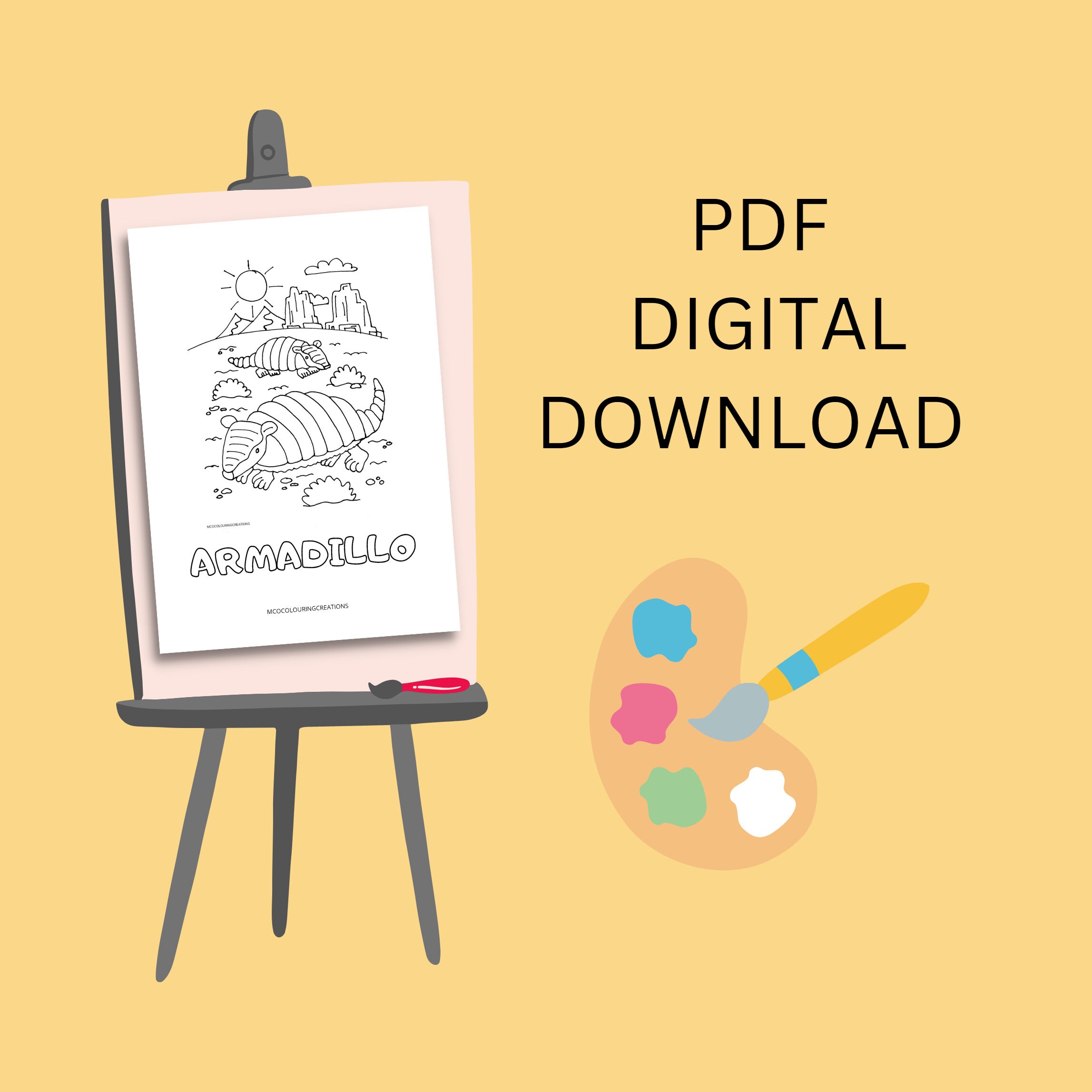 Alphabet Animal Coloring Pages. Family Fun Activity That Educates ...