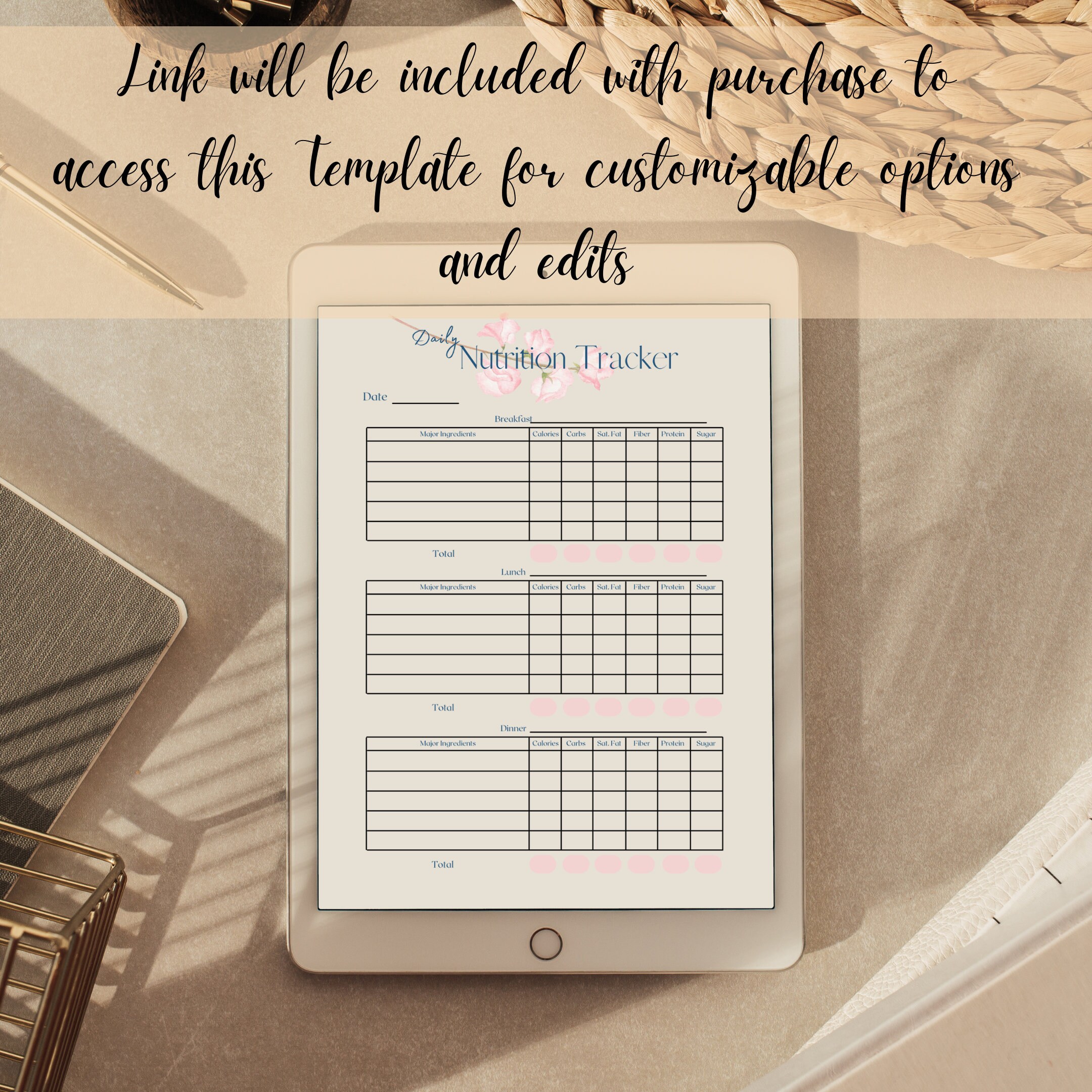 FITNESS PLANNER Printable PDF Journal for Fitness and Health - Etsy