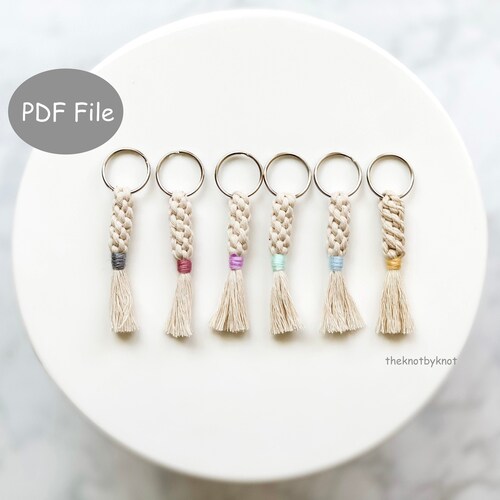 Kids and Beginners Friendly Easy DIY Keychain Tutorial How to - Etsy