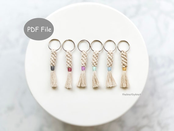 Kids and Beginners Friendly Easy DIY Keychain Tutorial How to - Etsy