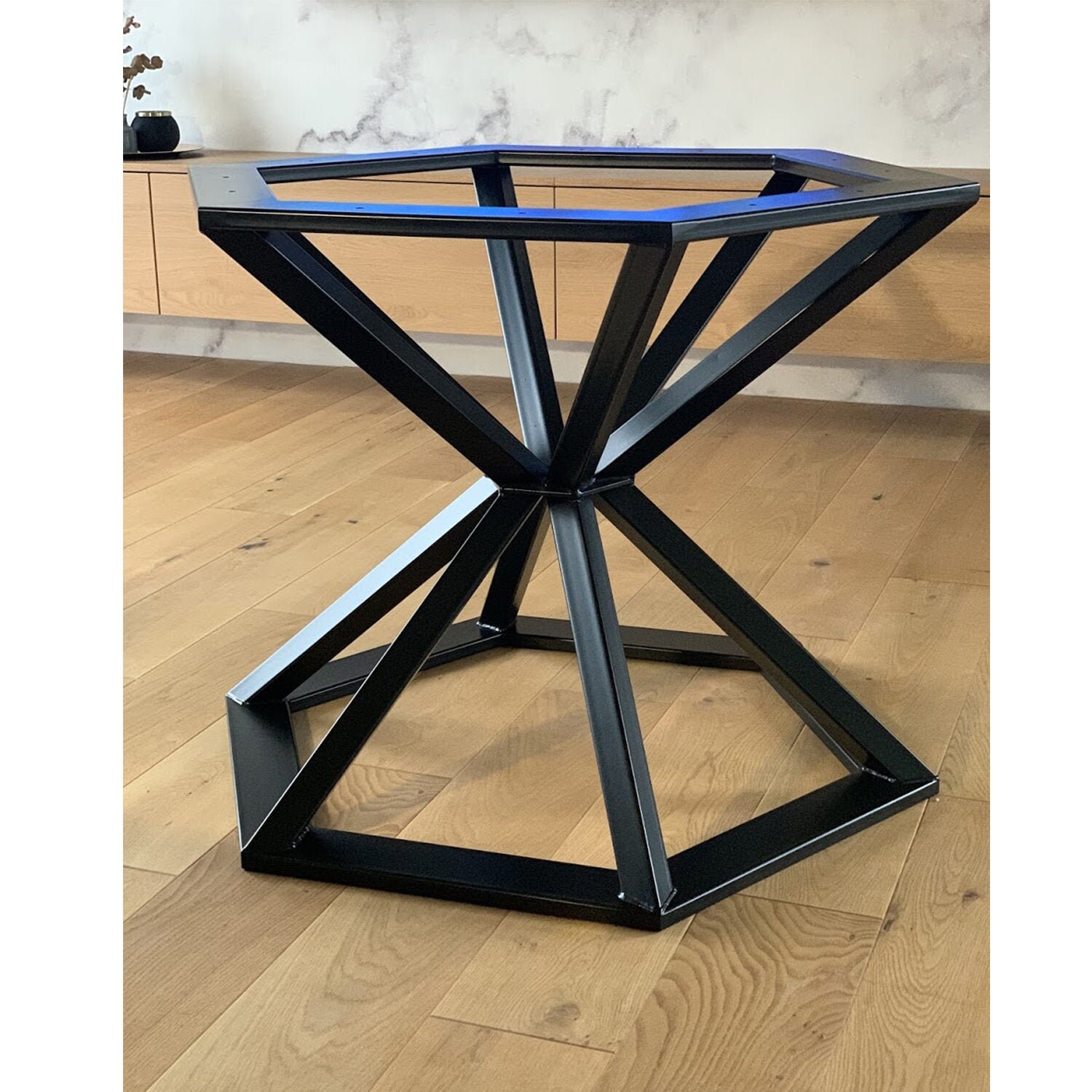 Round Steel Table Legs, Dining Table Base Furniture Legs, Metal Table ...