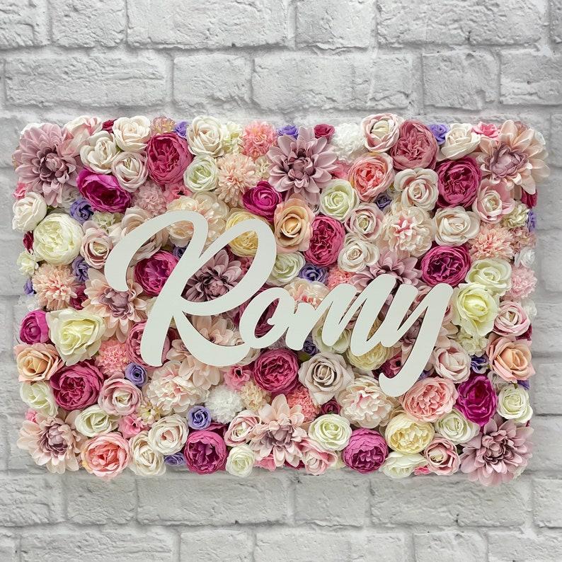 Flower Board Wallboard Flower Picture With Artificial Flowers - Etsy