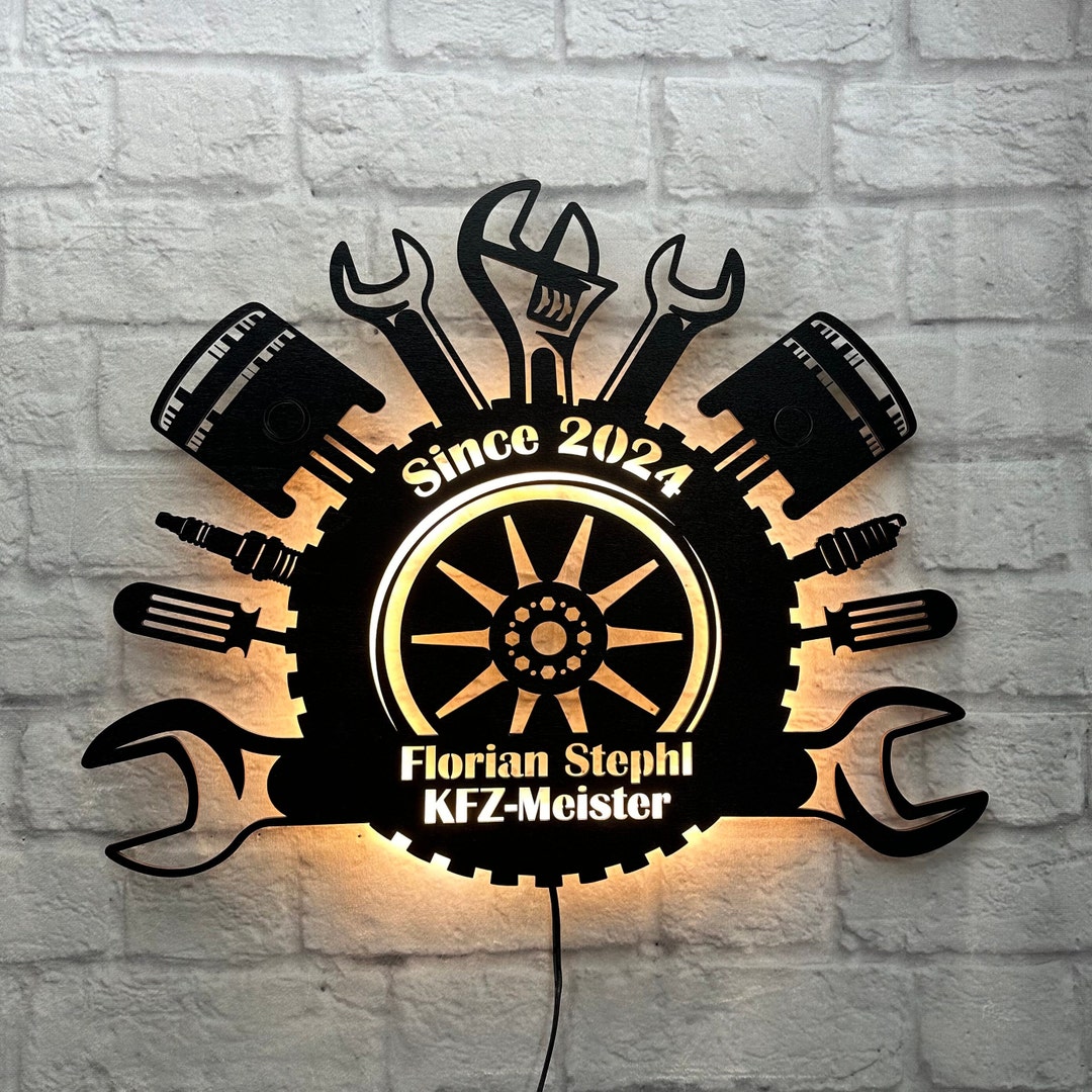 Gift for Car Master Workshop Employee Wall Decoration Car Workshop ...