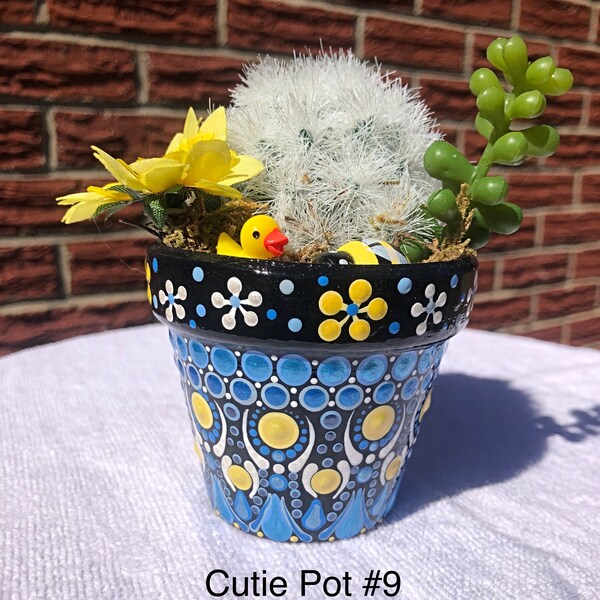 Dot Mandala Pot - Etsy