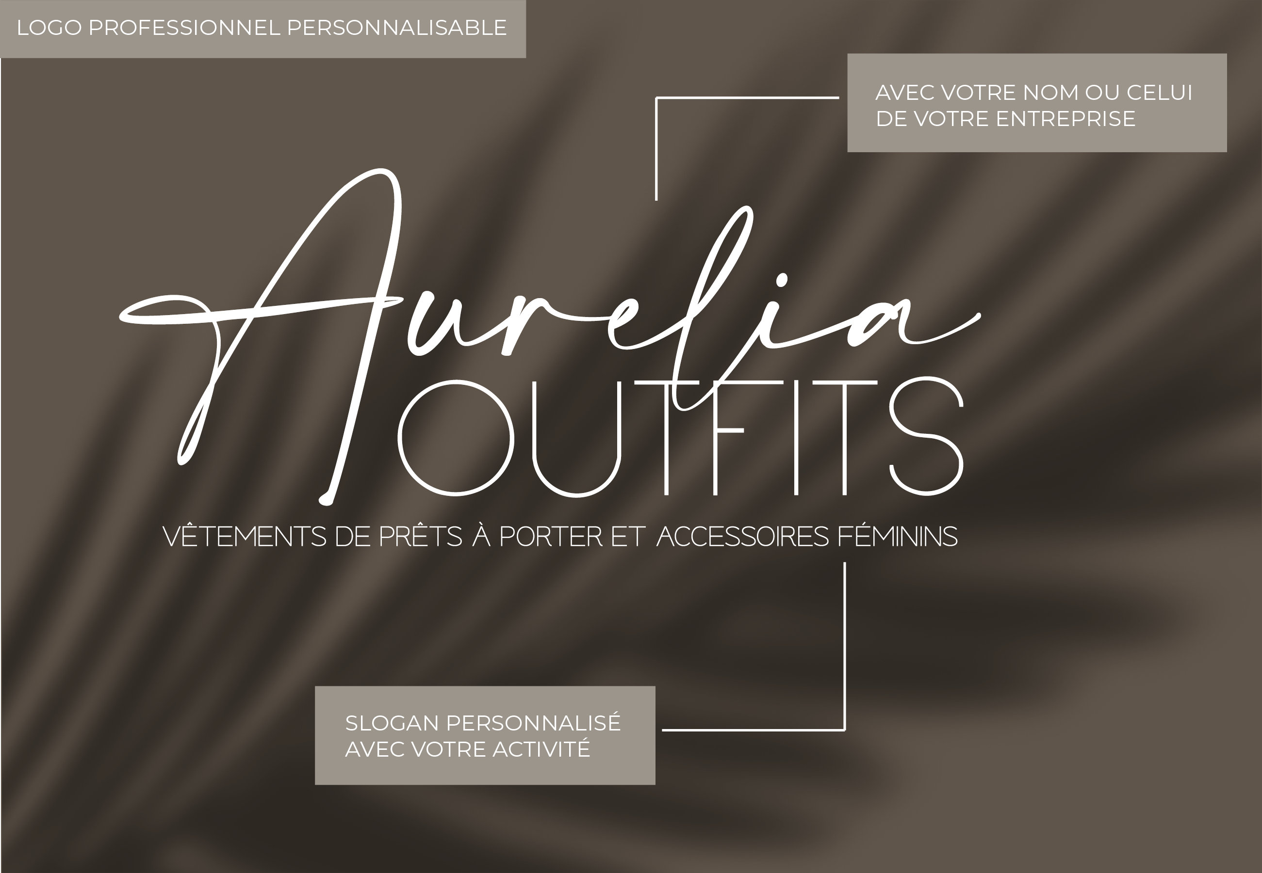 Customizable Ready-to-wear Logo Ready-to-wear Business Card - Etsy