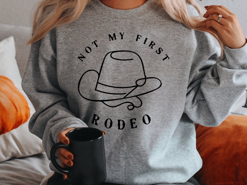 Not My First Rodeo Svg Cow Svg Western Svg Cowboys Svg | Etsy