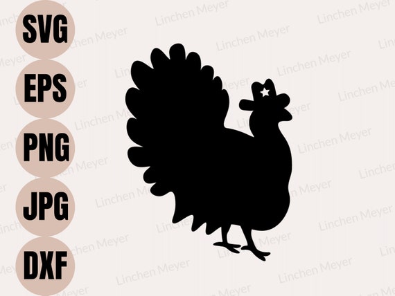 Cowboy Turkey Svg Cowboys Turkey Svg Happy Turkey Day Svg - Etsy