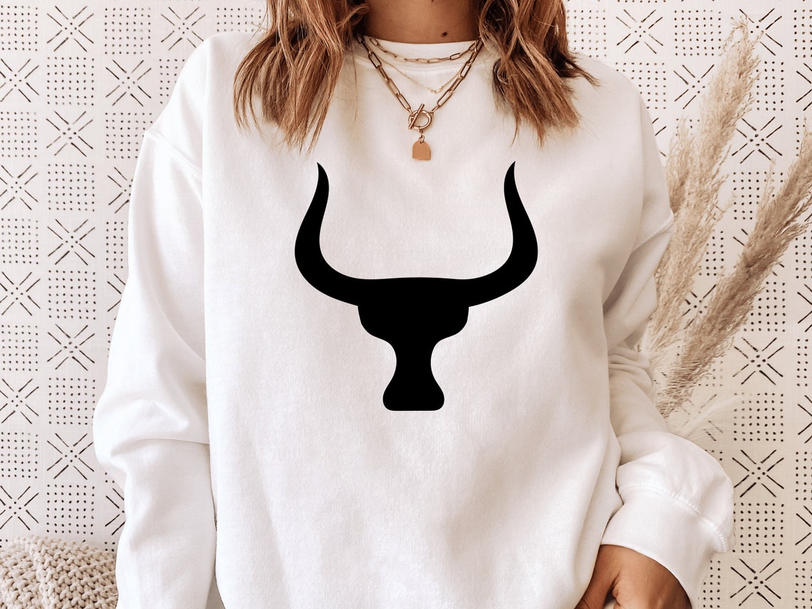 Bull Head Svg Cow Svg Bull Horn Svg Cowboys Svg Western | Etsy