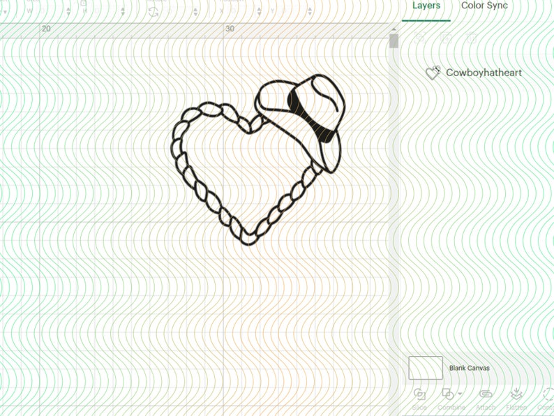Heart Svg, Cowboy Heart Svg, Cowboy Hat Svg, Valentines Day Svg, Lasso ...