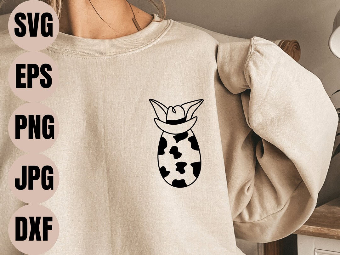 Cowboy Svg, Easter Egg Svg, Cowboy Hat Svg, Cowboy Easter Svg, Happy ...