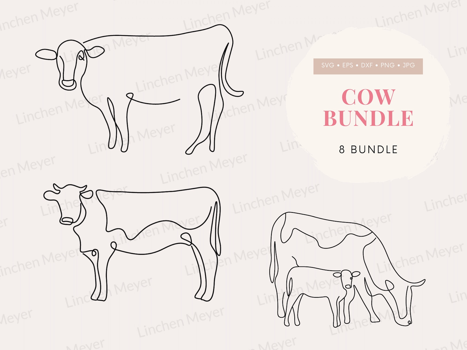 Cow Svg Bundle, Cow Svg Western Svg, Cowboy Svg, Cattle Svg, Farm Svg ...