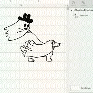 Ghost Walking Dog Svg, Ghost Dog, Halloween Dog, Dog Lover Svg, Cowboy ...