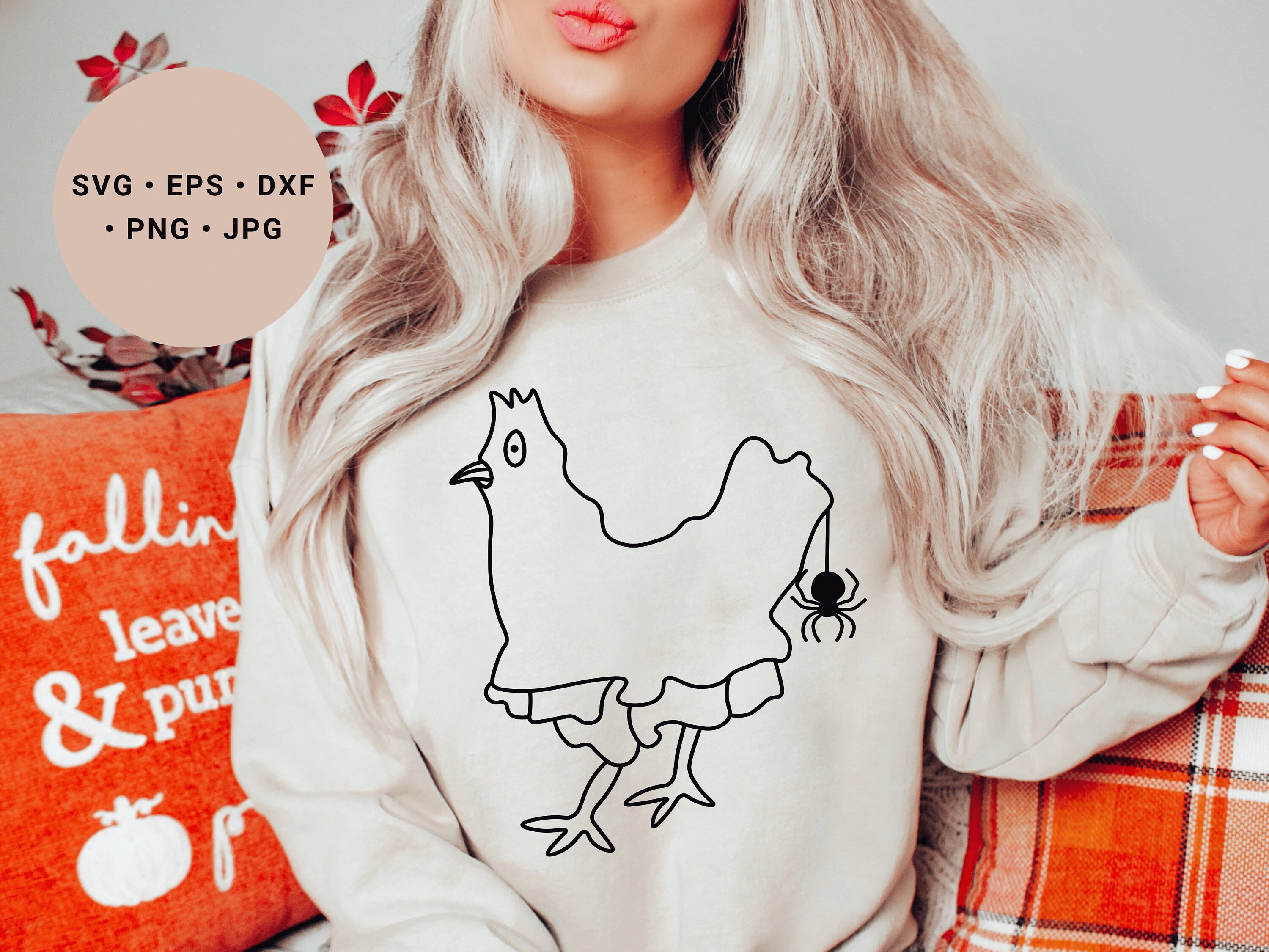 Halloween Chicken Svg Chicken Ghost Svg Spooky Season Svg - Etsy