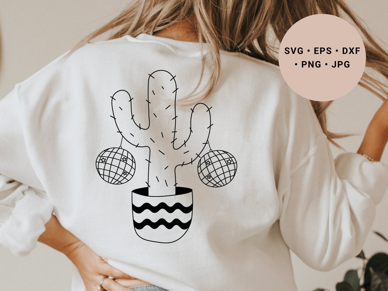 Disco Bachelorette Svg Cactus Svg Disco Ball Svg Groovy | Etsy