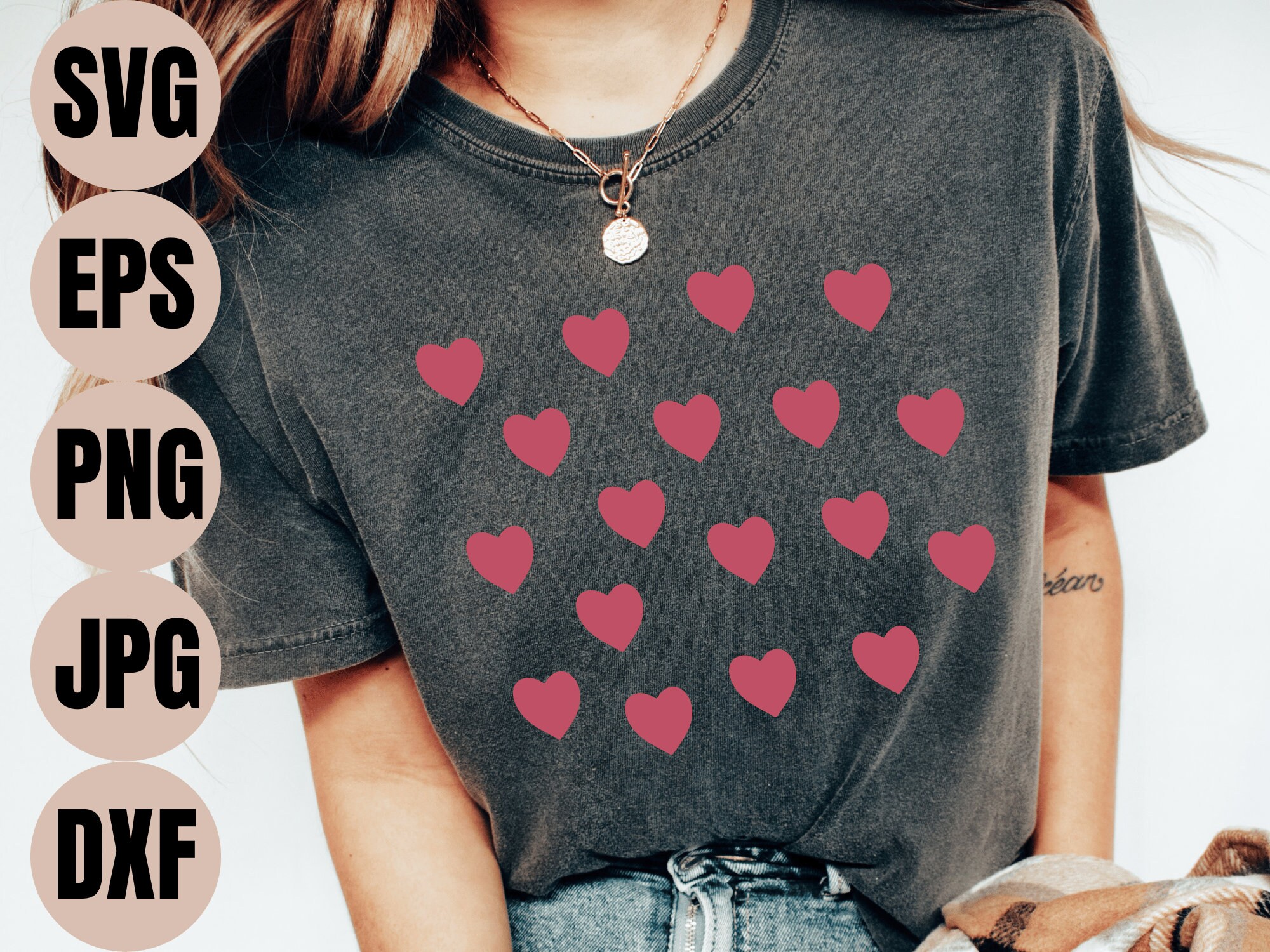 Hearts Svg Hearts Pattern Svg Hand Drawn Heart Svg - Etsy