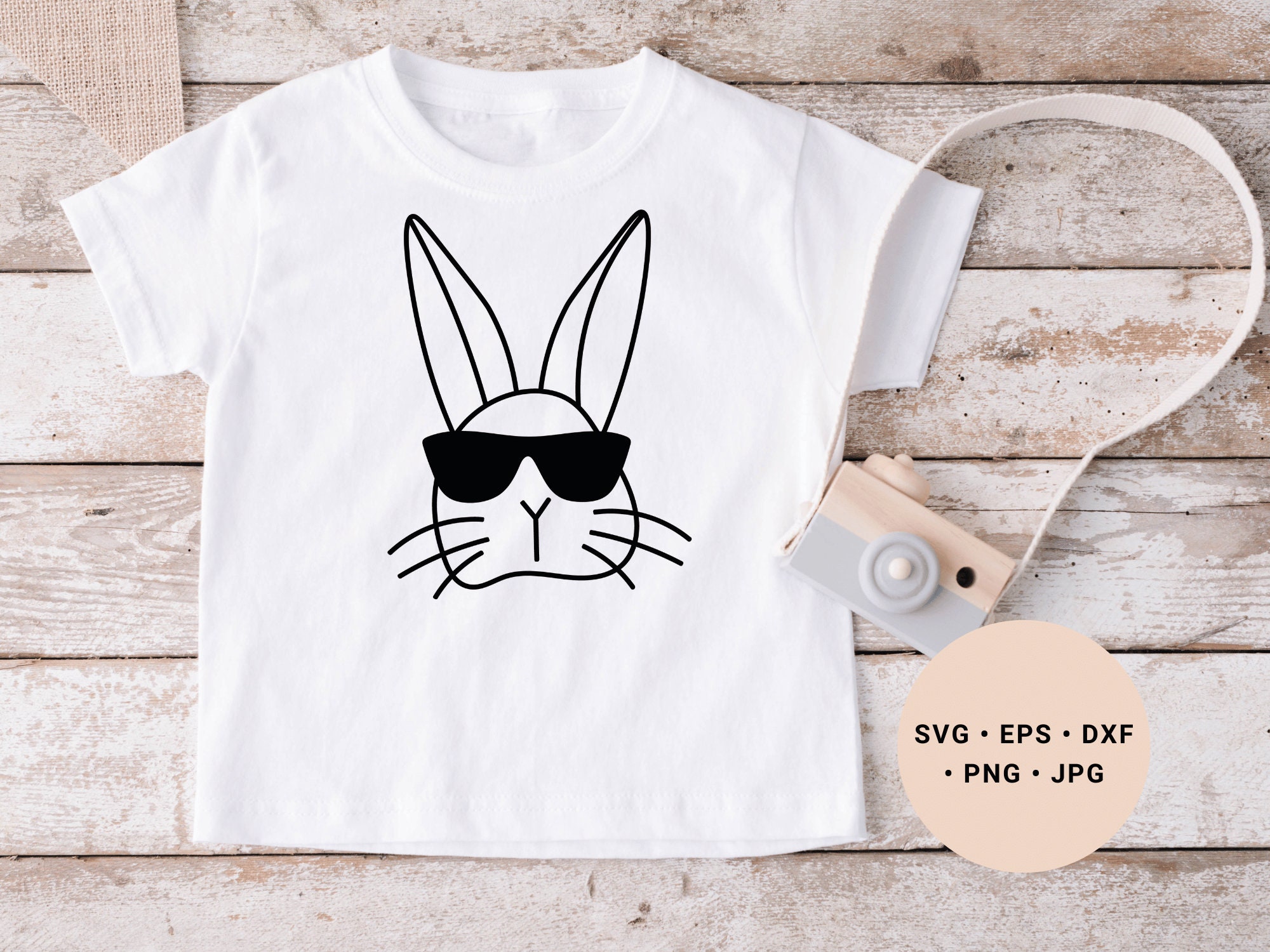 Bunny Sunglasses Svg, Easter Bunny With Sunglasses Svg, Cool Bunny Svg ...