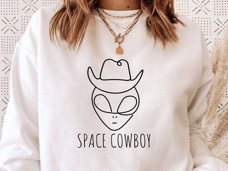 Buy Alien Svg Cowboys Svg Cowboy Hat Svg Cosmic Cowboy Galaxy Online in ...