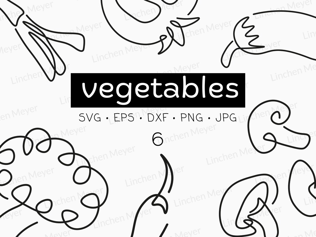 Vegetable Svg Bundle, Chili Pepper Svg, Broccoli Svg, Mushroom Svg ...